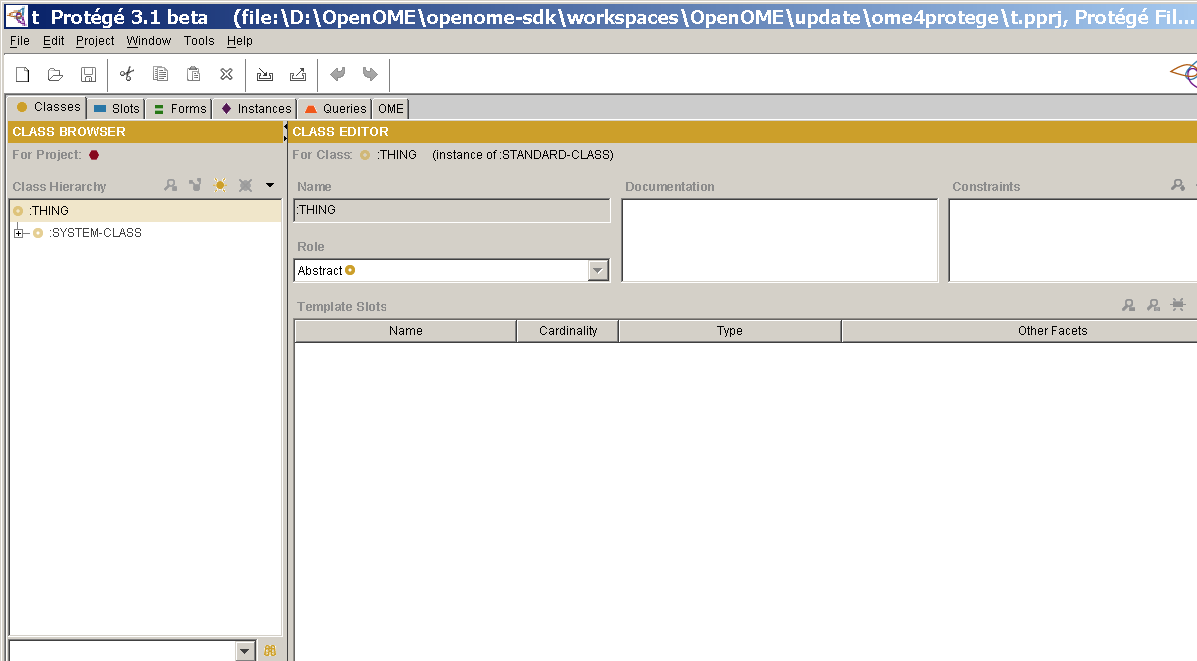 OpenOME, an requirements engineering tool