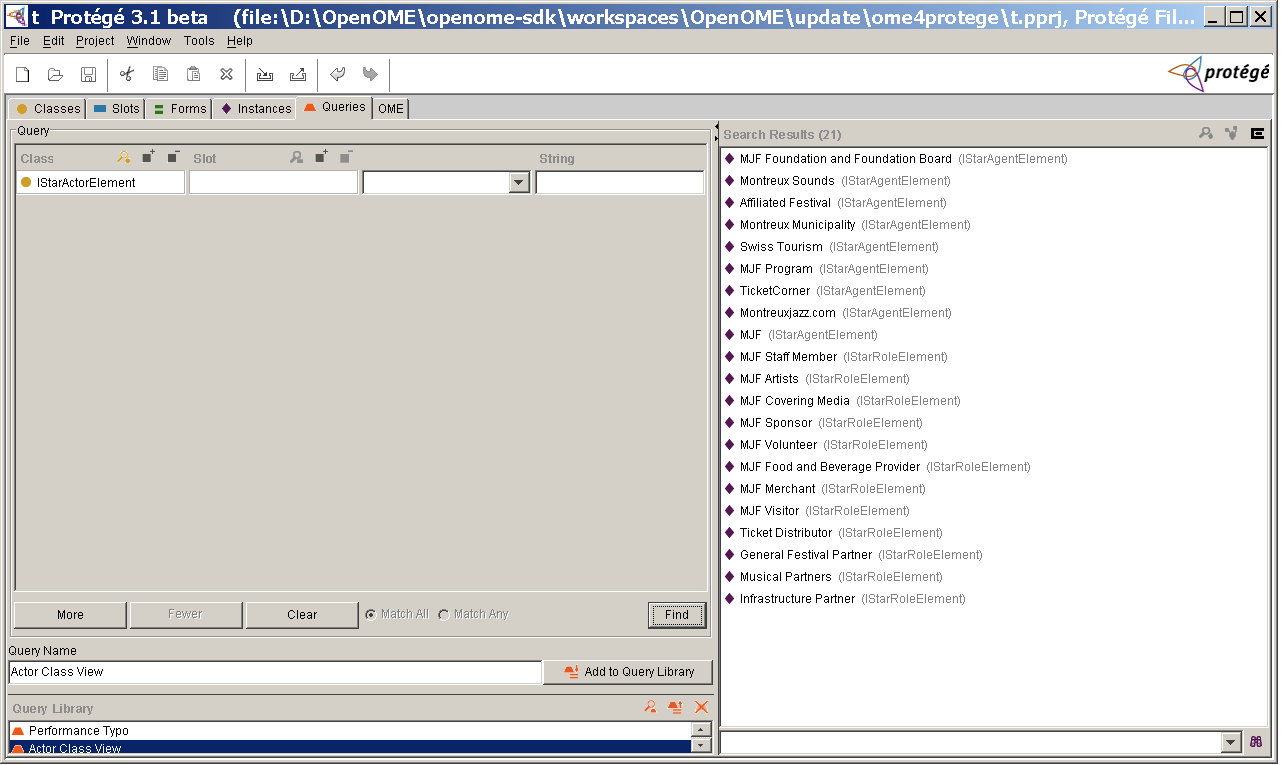 OpenOME, an requirements engineering tool
